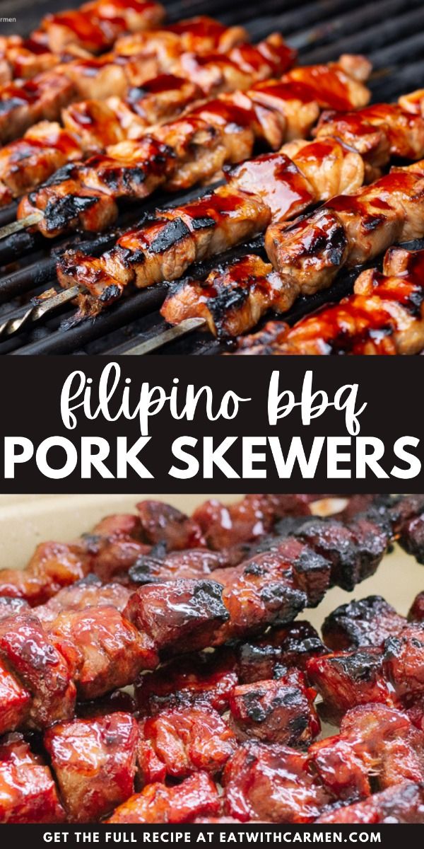 Filipino BBQ Pork Skewers - Eat With Carmen