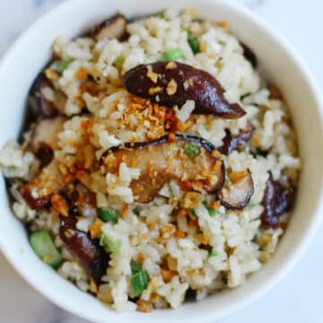 Shiitake Mushroom Fried Rice - Eat With Carmen