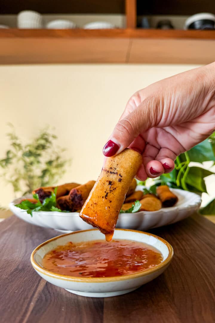 The Best Chicken Lumpia (Filipino Spring Roll) - Eat With Carmen