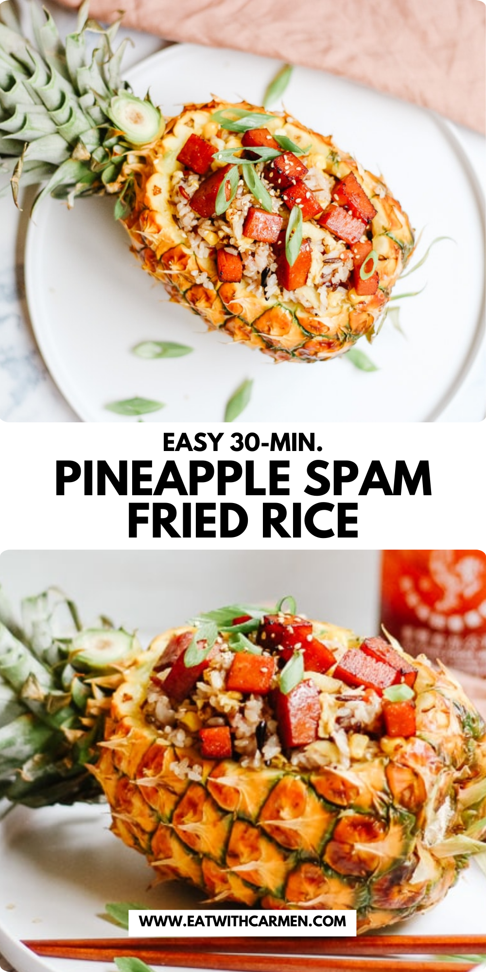 Pineapple Spam Fried Rice Recipe