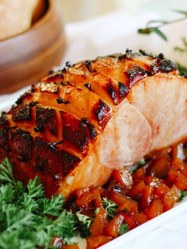 Easy Honey Pineapple Glazed Ham - Eat With Carmen