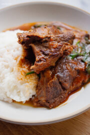 Slow Cooker Salsa Pot Roast (Fridge Clean Out Edition)
