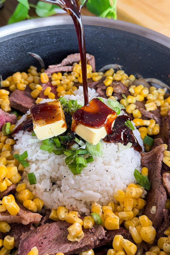 Easy 20 minute Beef Pepper Rice (Pepper Lunch)