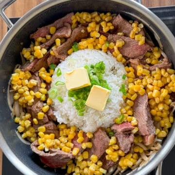Easy 20 minute Beef Pepper Rice (Pepper Lunch)