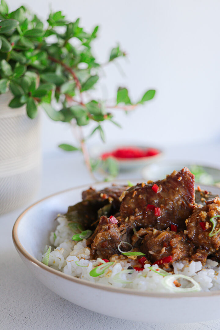 The Best Filipino Pork Adobo Recipe with Coconut Milk - Eat With Carmen