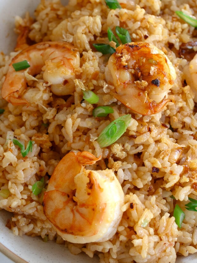 Easy Shrimp Fried Rice Recipe - better than takeout