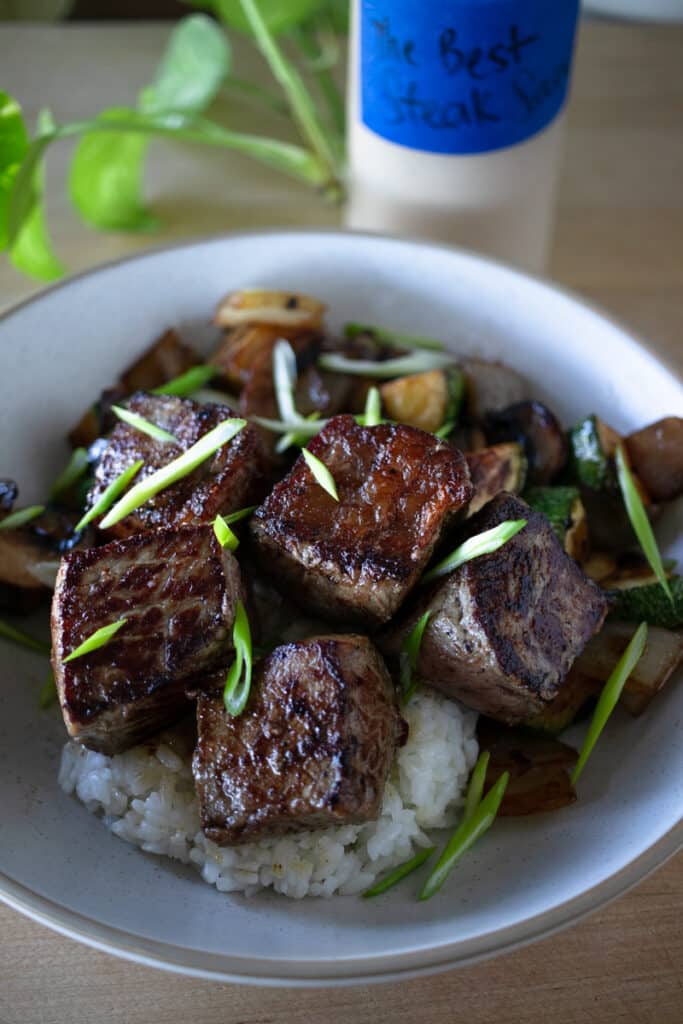 Hibachi Bowl with Steak and Vegetables - Eat With Carmen