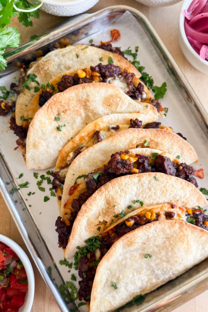 Crispy Beef Tacos - Eat With Carmen