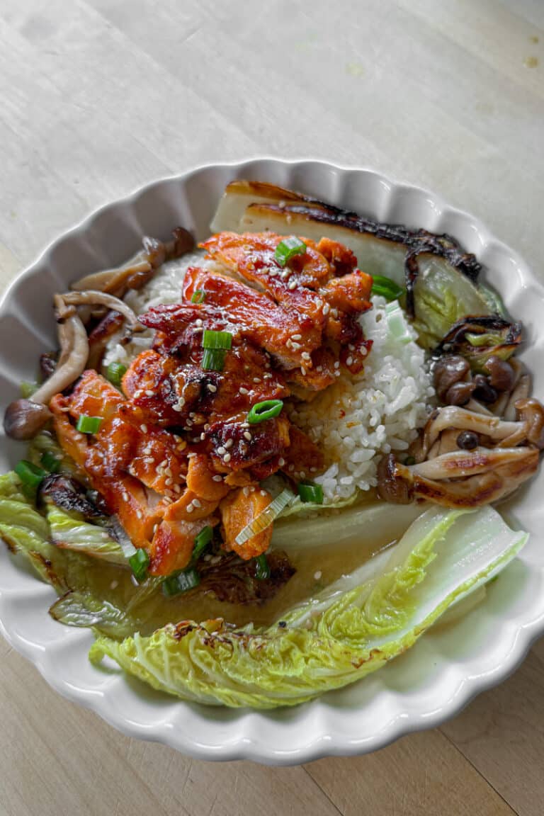 Caramelized Miso Chicken Rice and Broth - Eat With Carmen